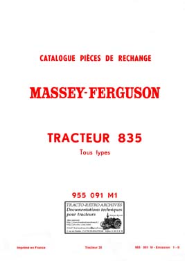 Revue et manuel tracteur Massey Ferguson MF 835 et MF35
